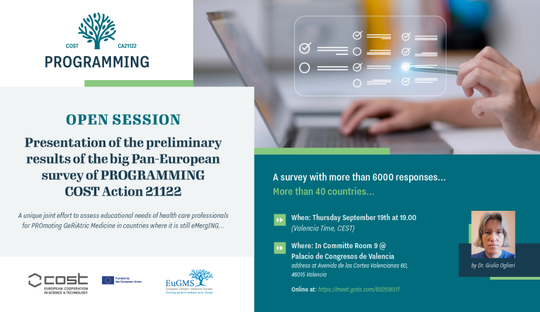 PROGRAMMING – PROmoting GeRiAtric Medicine in countries where it is ...
